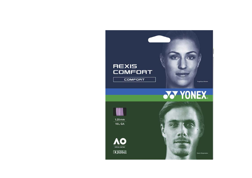 【YONEX】REXIS COMFORT1.25mm – JRSA｜一般社団法人日本ラケットストリンガーズ協会